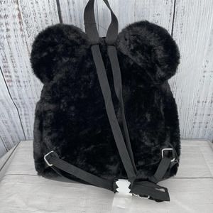Disney | Bags | Nwt Disney Soft Fuzzy Furry Backpackbookbag Wadjustable ...